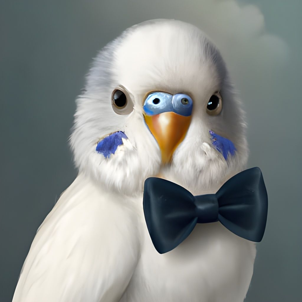 Portrait of a Budgie - AI Generated Artwork - NightCafe Creator