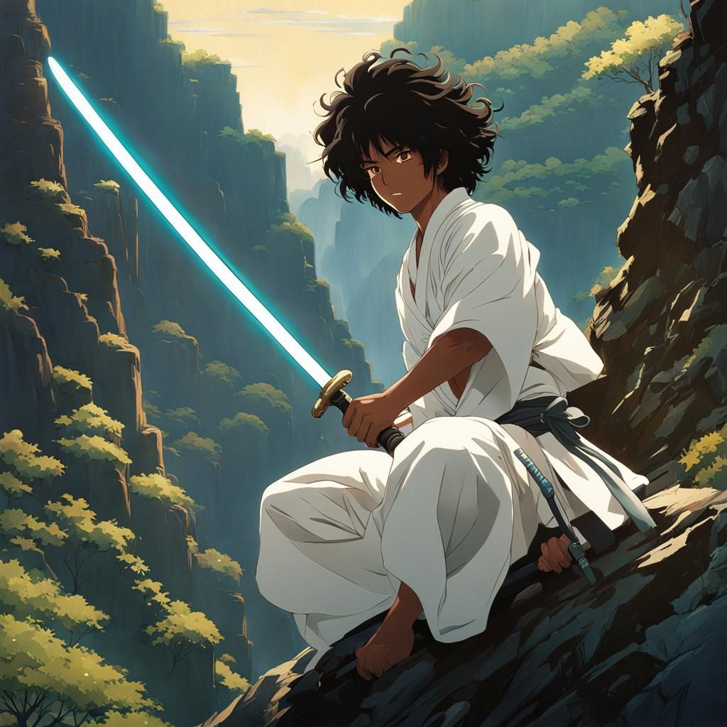 Afro samurai - AI Generated Artwork - NightCafe Creator