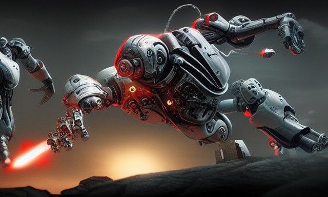 Cyborg attack, trending on Artstation, hyperdetailed, cinematic ...