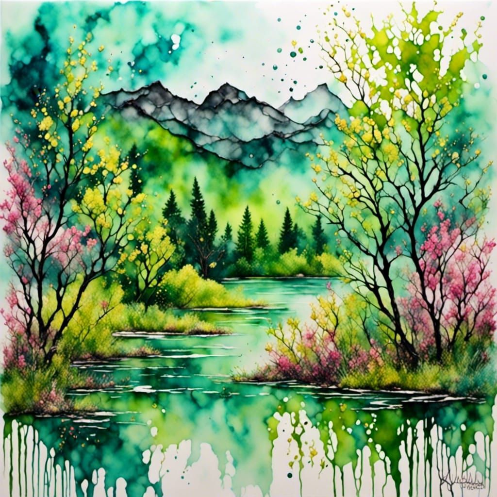 Textured Watercolour - LoRA - NightCafe Creator