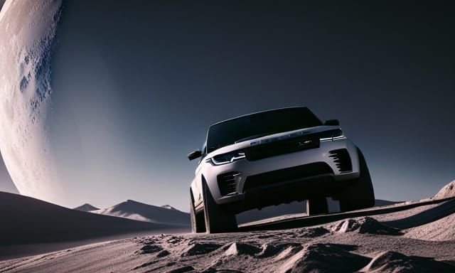 Moon Drive - AI Generated Artwork - NightCafe Creator