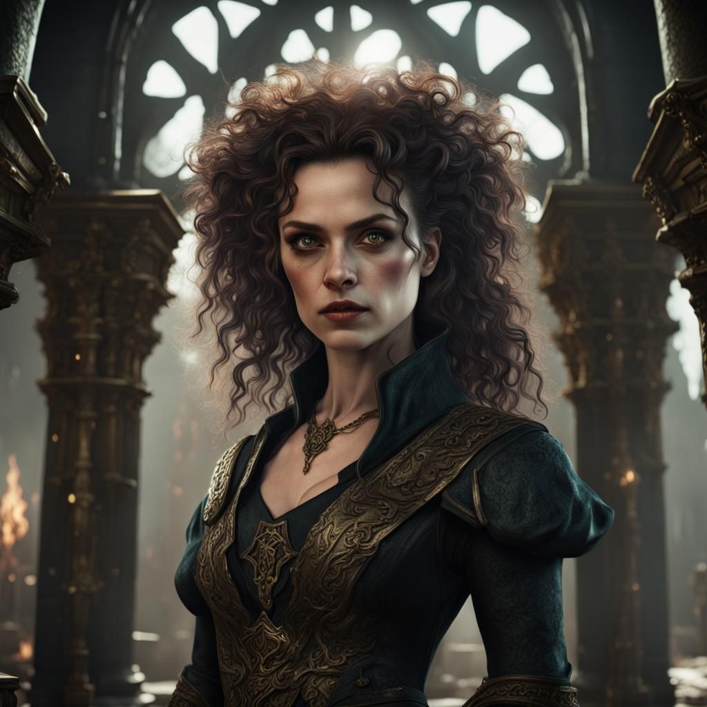 a portrait of bellatrix - AI Generated Artwork - NightCafe Creator