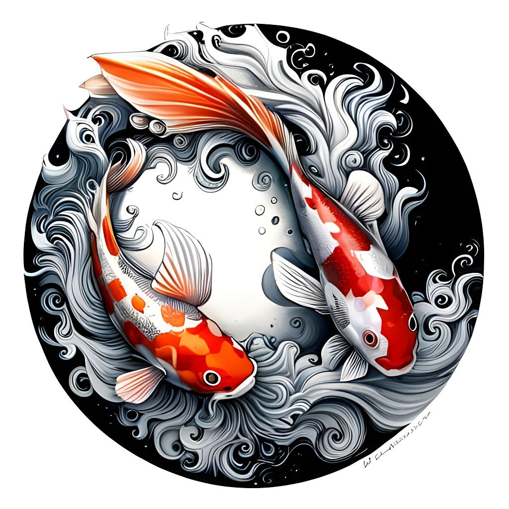 Koi - AI Generated Artwork - NightCafe Creator