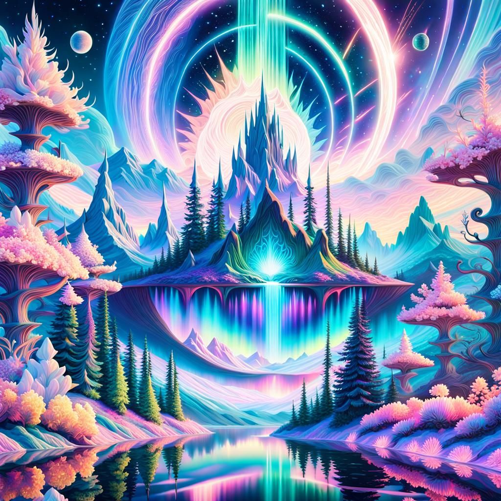 pastel dreamscape - AI Generated Artwork - NightCafe Creator