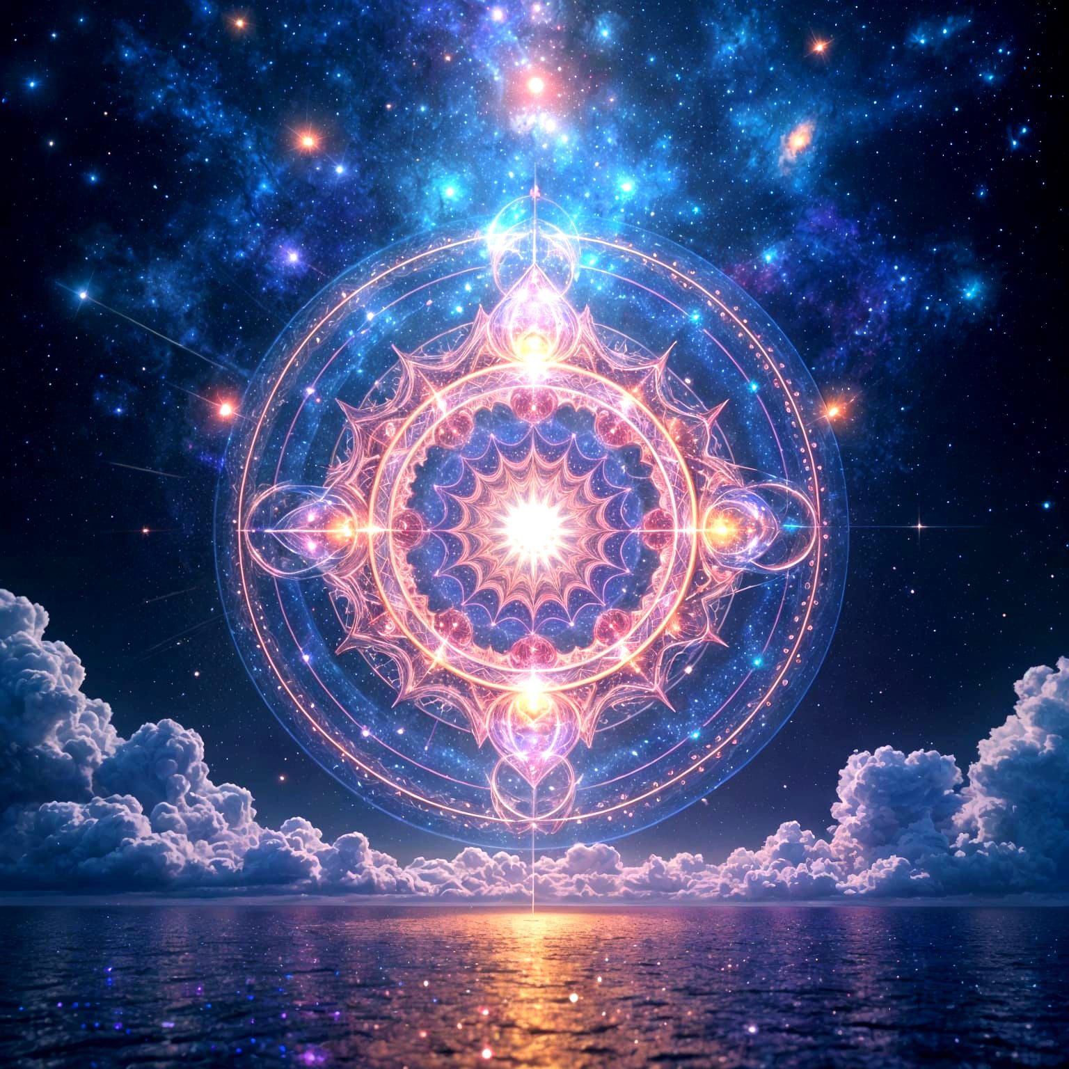 **Vibrational patterns and sacred geometry,