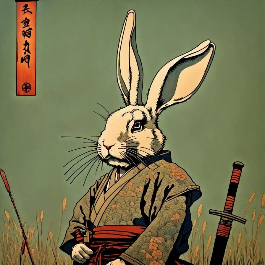 Portrait of Samurai Yūjin Shunkyo from Ōshū - AI Generated Artwork ...