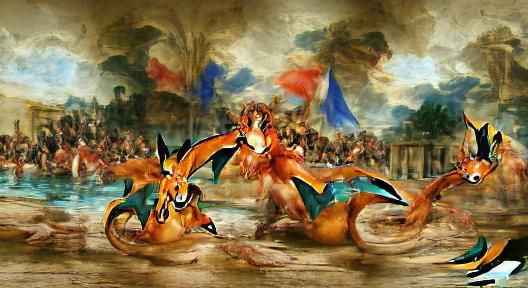 pokemon triumph leader charizard delacroix - AI Generated Artwork ...
