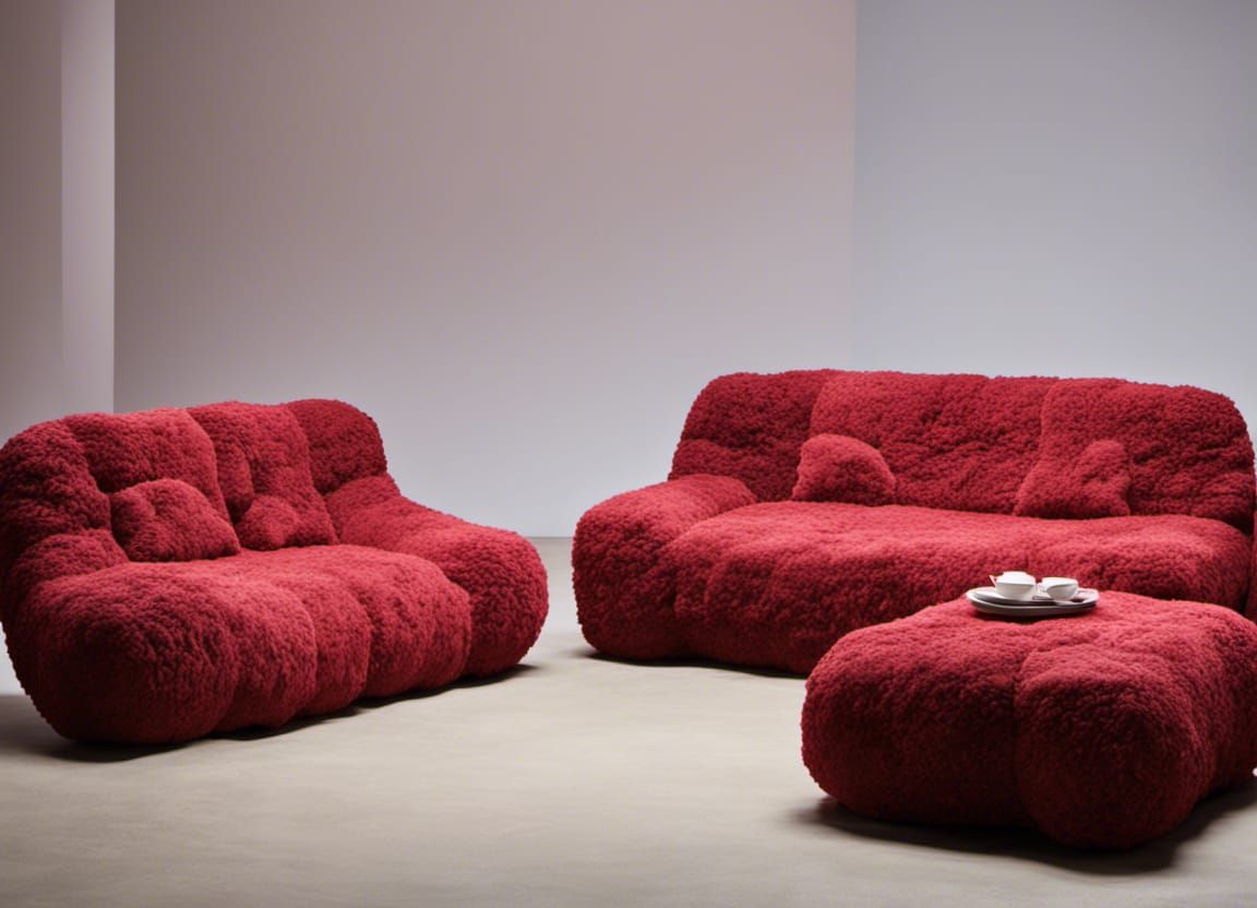 Livingroom_furniture_set_made_out_of_RAW_MEAT_uncooked_ground_beef ...