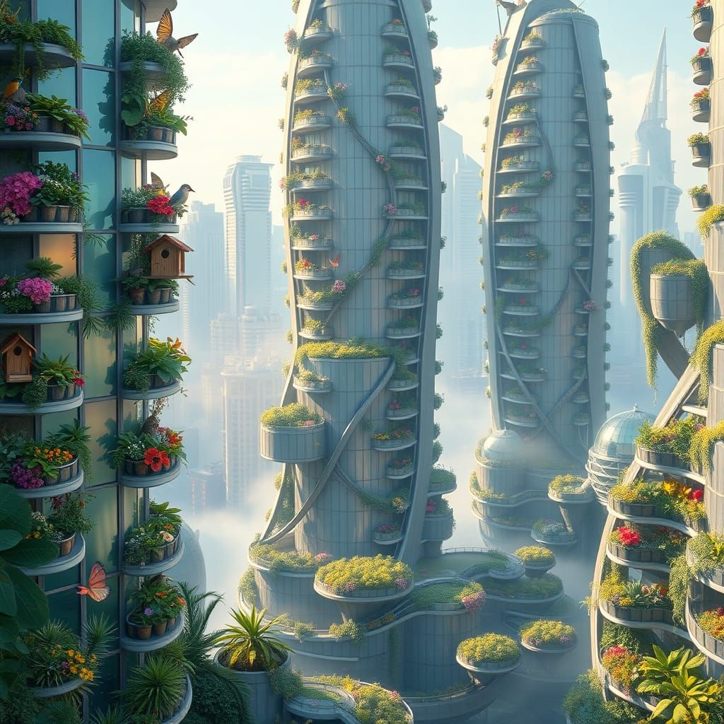 Solarpunk Settlement - Solarpunk Settlement