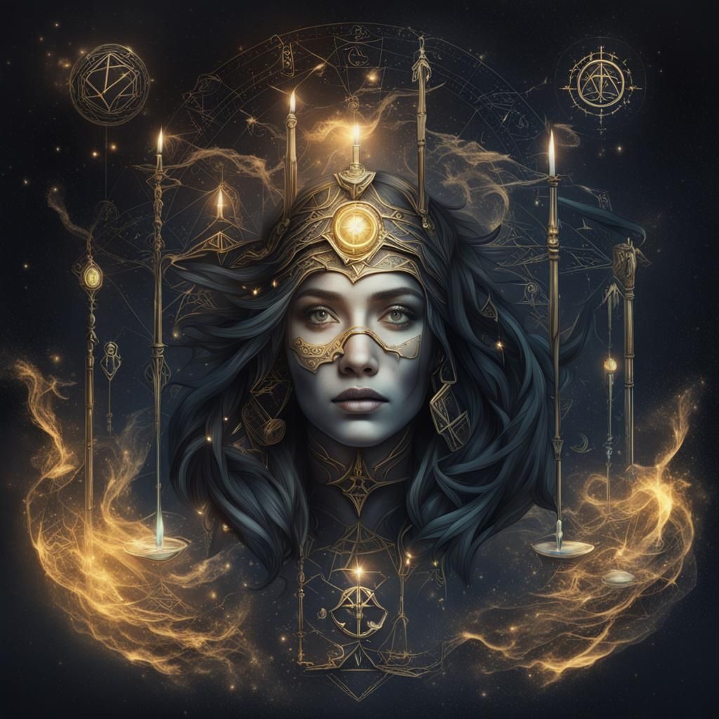 Mother of the zodiac sign of Libra - AI Generated Artwork - NightCafe ...