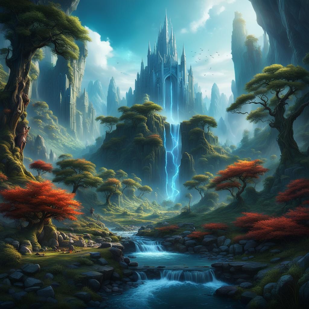 Magical Landscape - AI Generated Artwork - NightCafe Creator