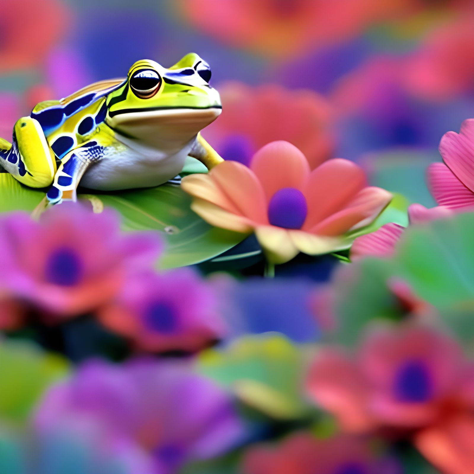 Cute Frog - AI Generated Artwork - NightCafe Creator