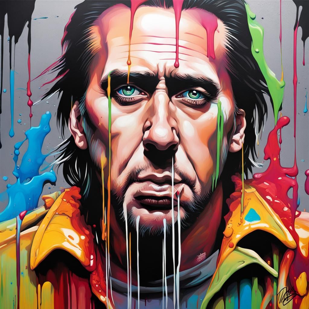 Nickolas cage - AI Generated Artwork - NightCafe Creator