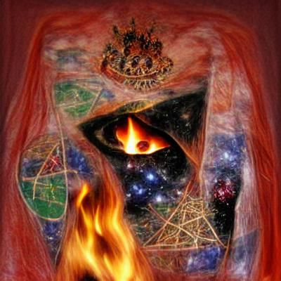 The occult fire lies behind the universe consuming all forms and ...