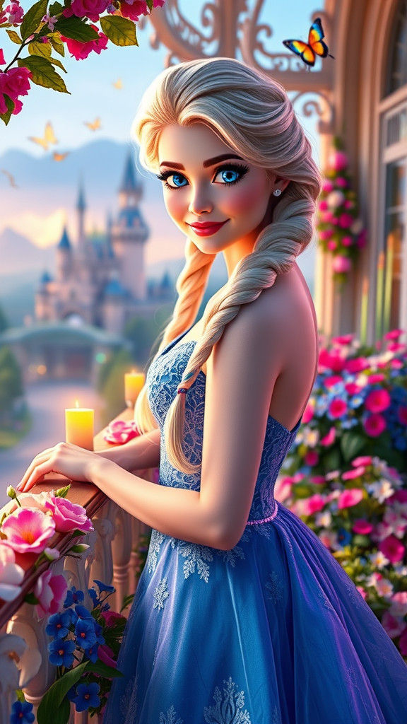 "Frozen" Princess Elsa from "Frozen" travels the world as a social ...