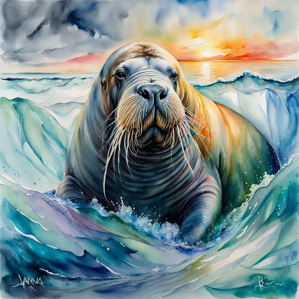 Walrus - AI Generated Artwork - NightCafe Creator