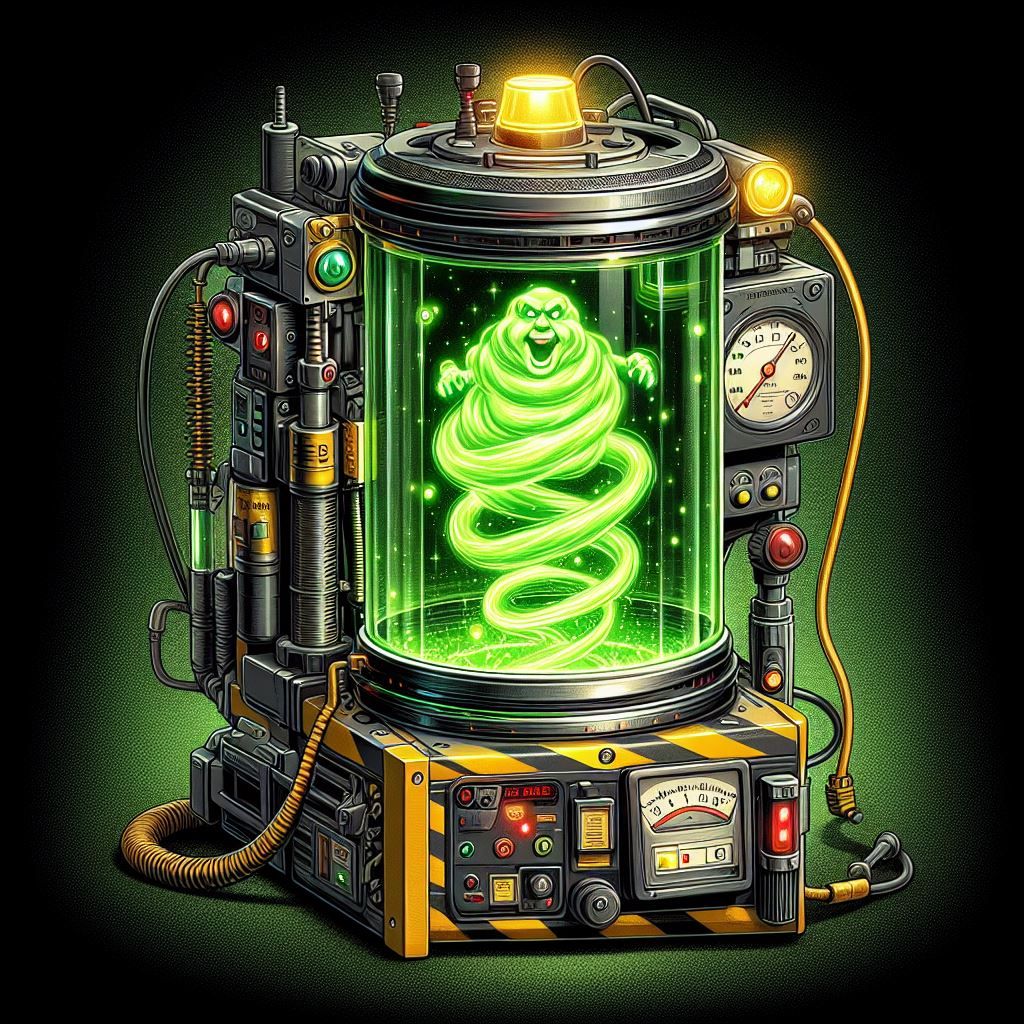 Ecto-Containment System Ghostbusters - AI Generated Artwork - NightCafe Creator