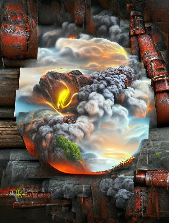 lava fireball - AI Generated Artwork - NightCafe Creator