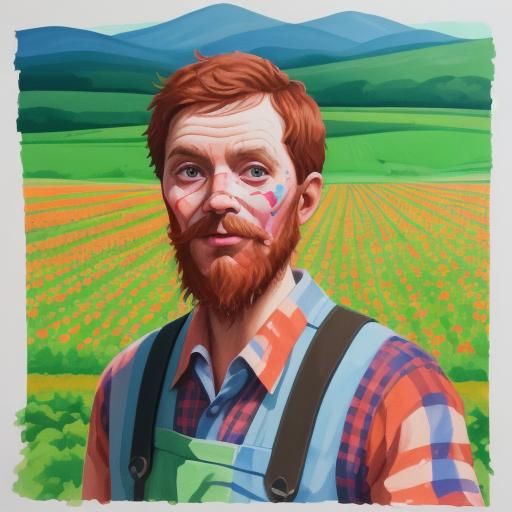 farmer - AI Generated Artwork - NightCafe Creator