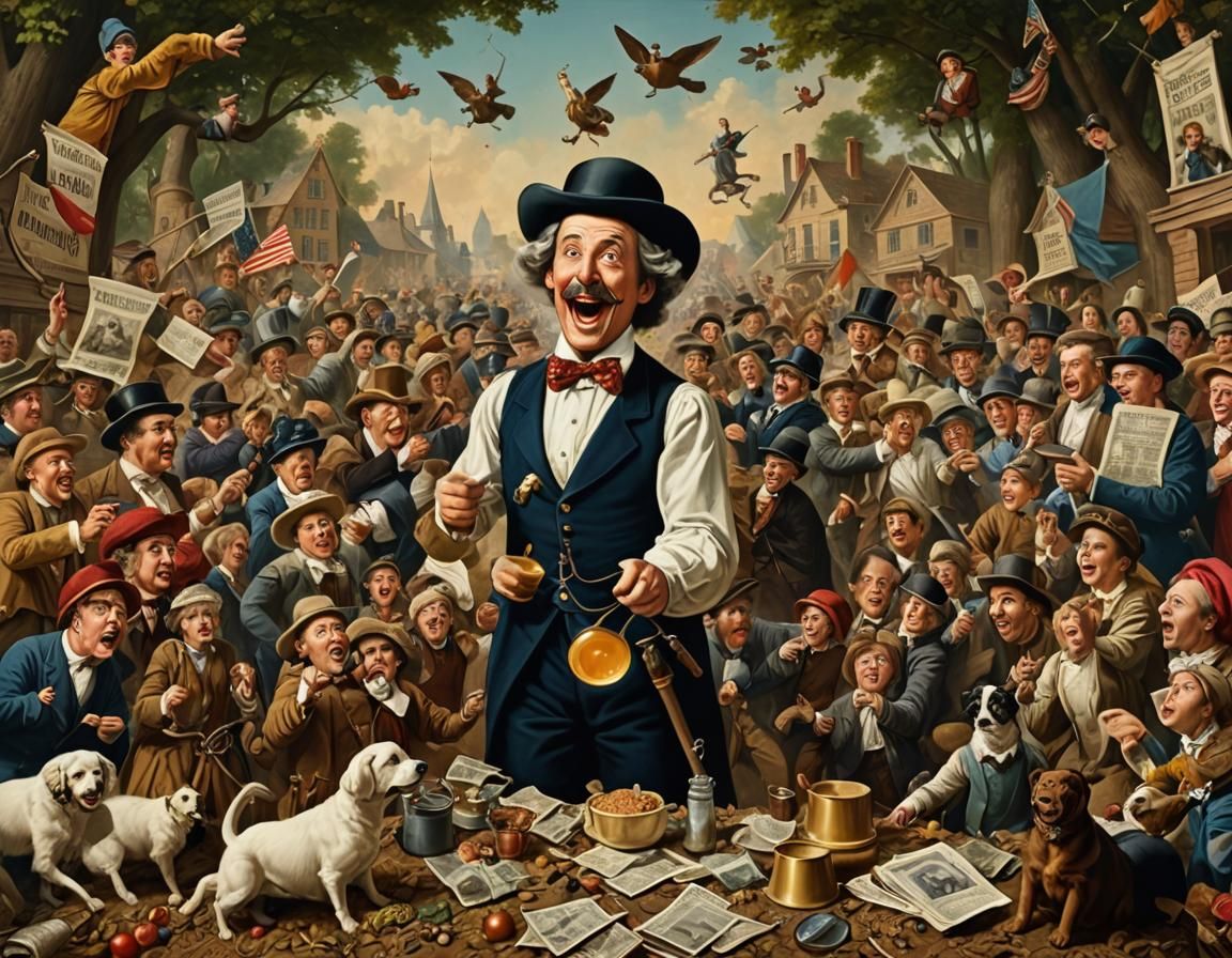 "Wacky Historical Photos humorous twist" - AI Generated Artwork ...