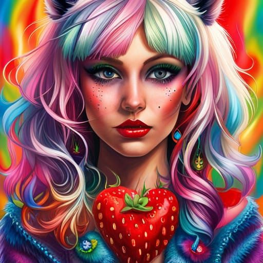 I Rave About Strawberries 🍓 - AI Generated Artwork - NightCafe Creator