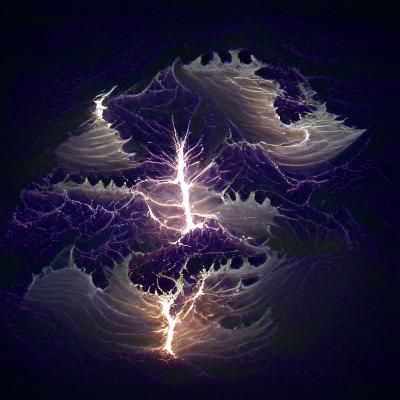 lightning fractal - AI Generated Artwork - NightCafe Creator