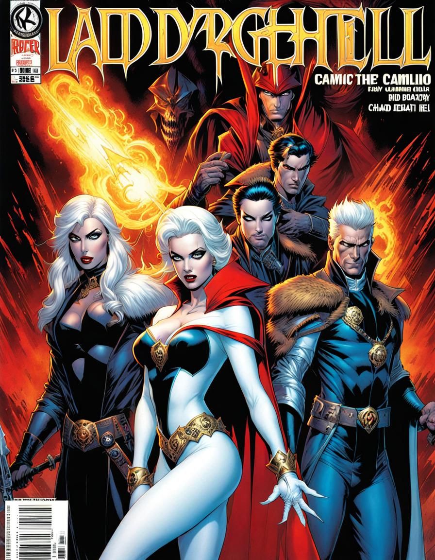 Lady Death and Co 5 - AI Generated Artwork - NightCafe Creator