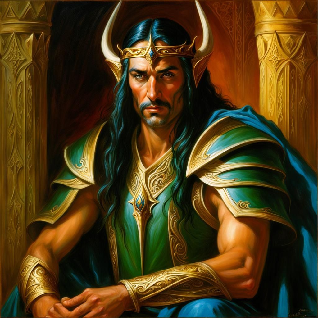 Turgon, King of Gondolin - AI Generated Artwork - NightCafe Creator