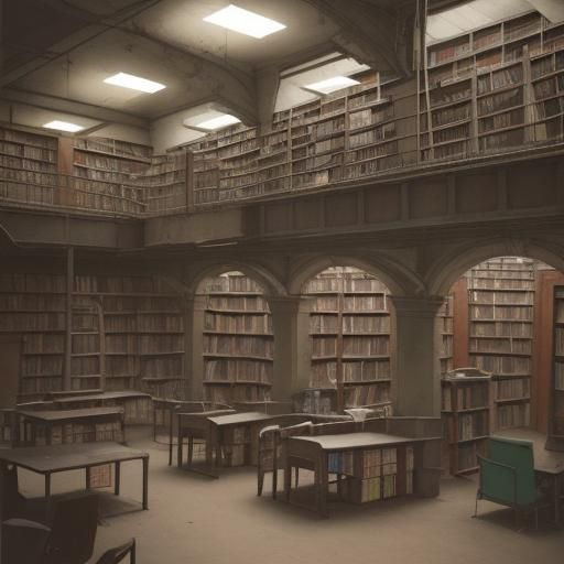 musty old dirty dusty library - AI Generated Artwork - NightCafe Creator