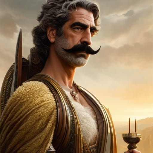 The Roman Grass Grin - AI Generated Artwork - NightCafe Creator