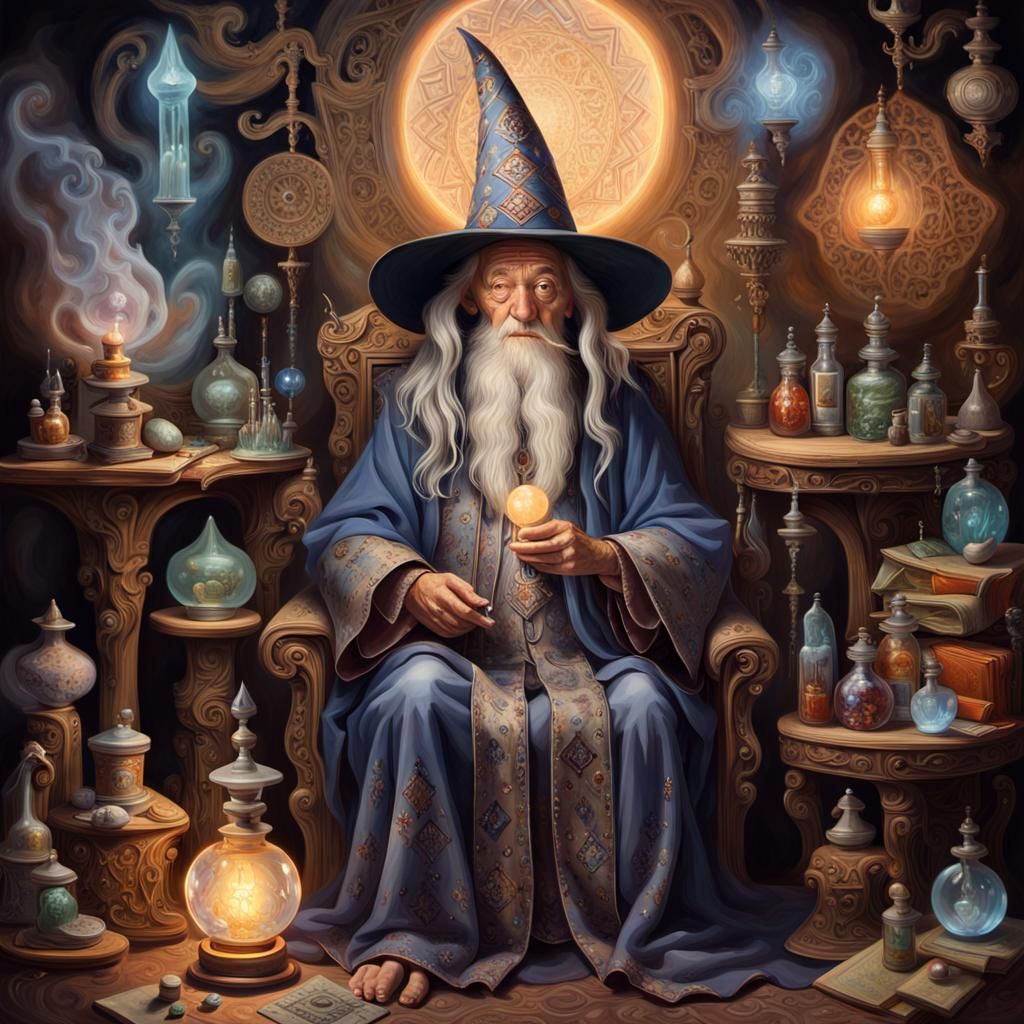 wizard - AI Generated Artwork - NightCafe Creator