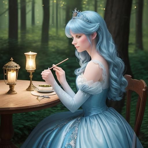 Fairy tale style Cinderella - AI Generated Artwork - NightCafe Creator