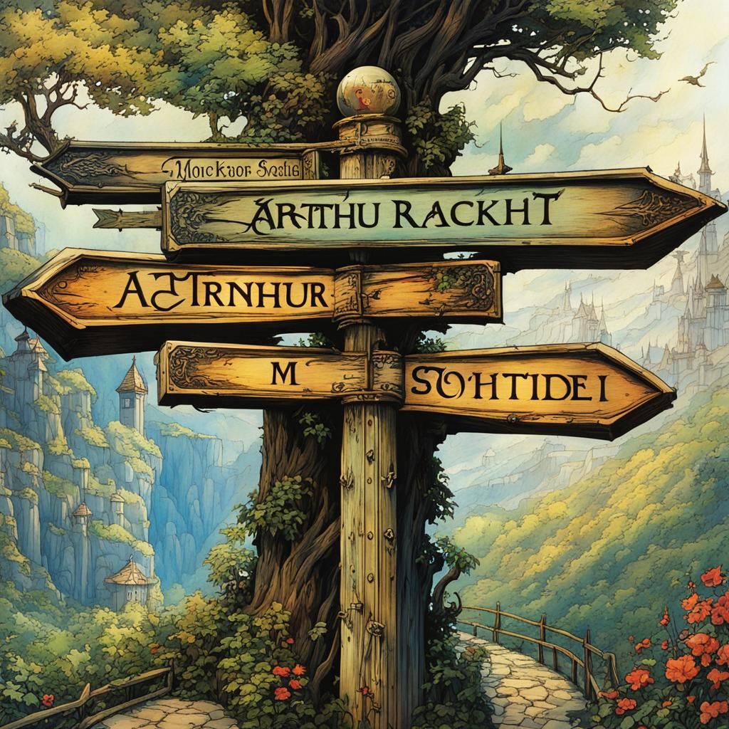 You Need A Guide To The Signpost - AI Generated Artwork - NightCafe Creator