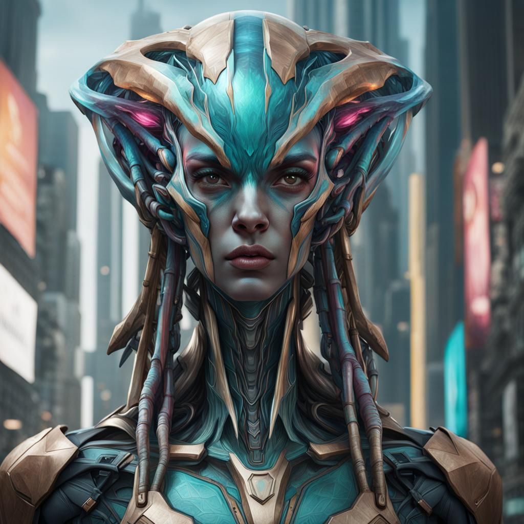 A person is turning into an alien - AI Generated Artwork - NightCafe ...