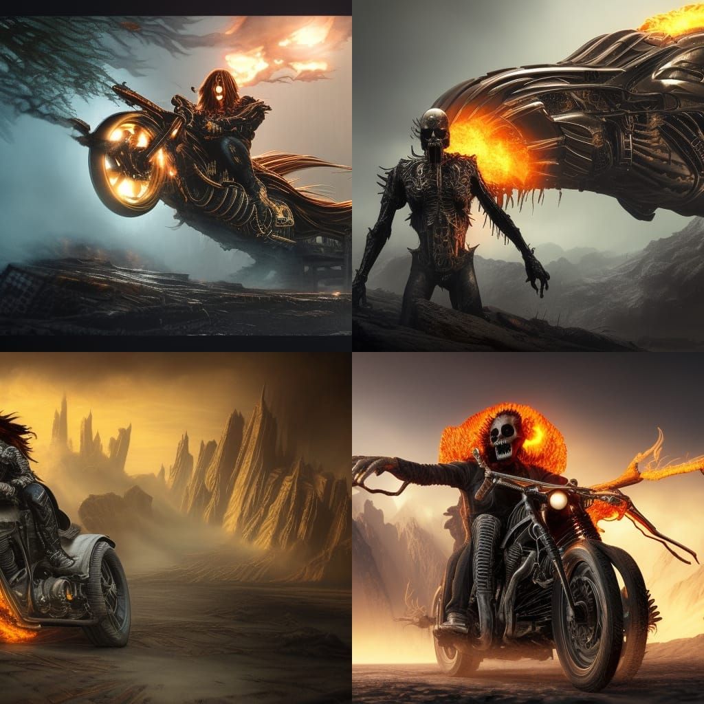 ghostrider - AI Generated Artwork - NightCafe Creator