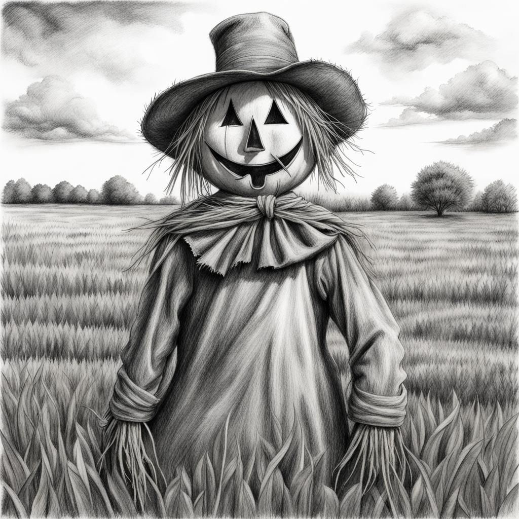 Happy Scarecrow - AI Generated Artwork - NightCafe Creator