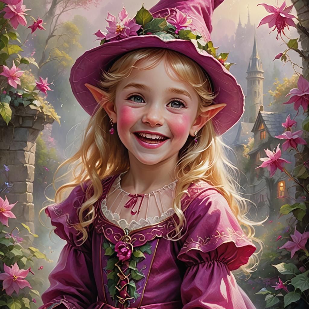 Happy child elf - AI Generated Artwork - NightCafe Creator