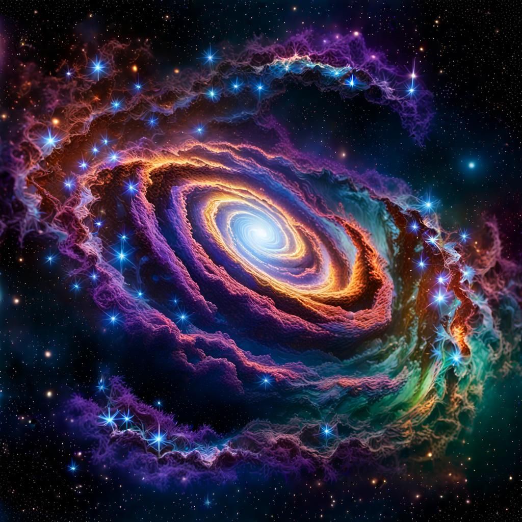 Galaxy - AI Generated Artwork - NightCafe Creator