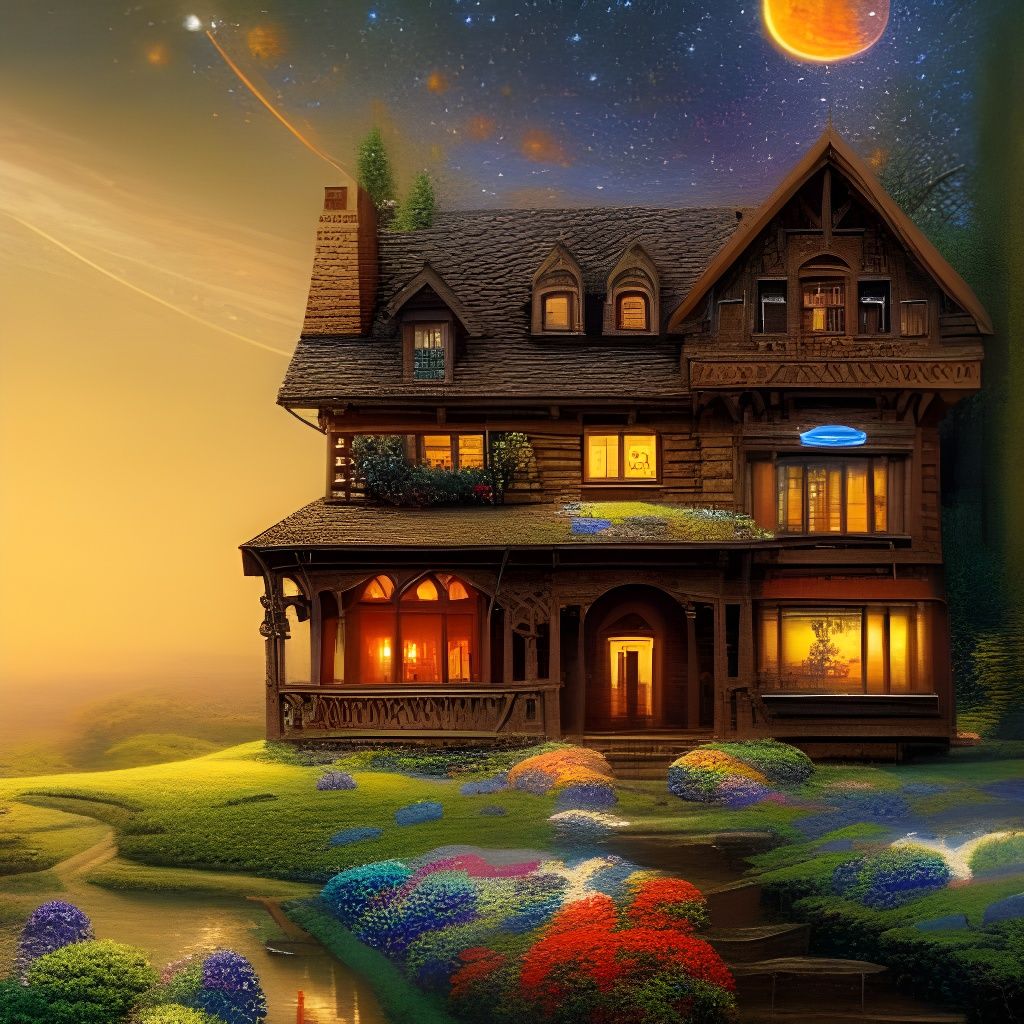 Fantasy Lane - AI Generated Artwork - NightCafe Creator