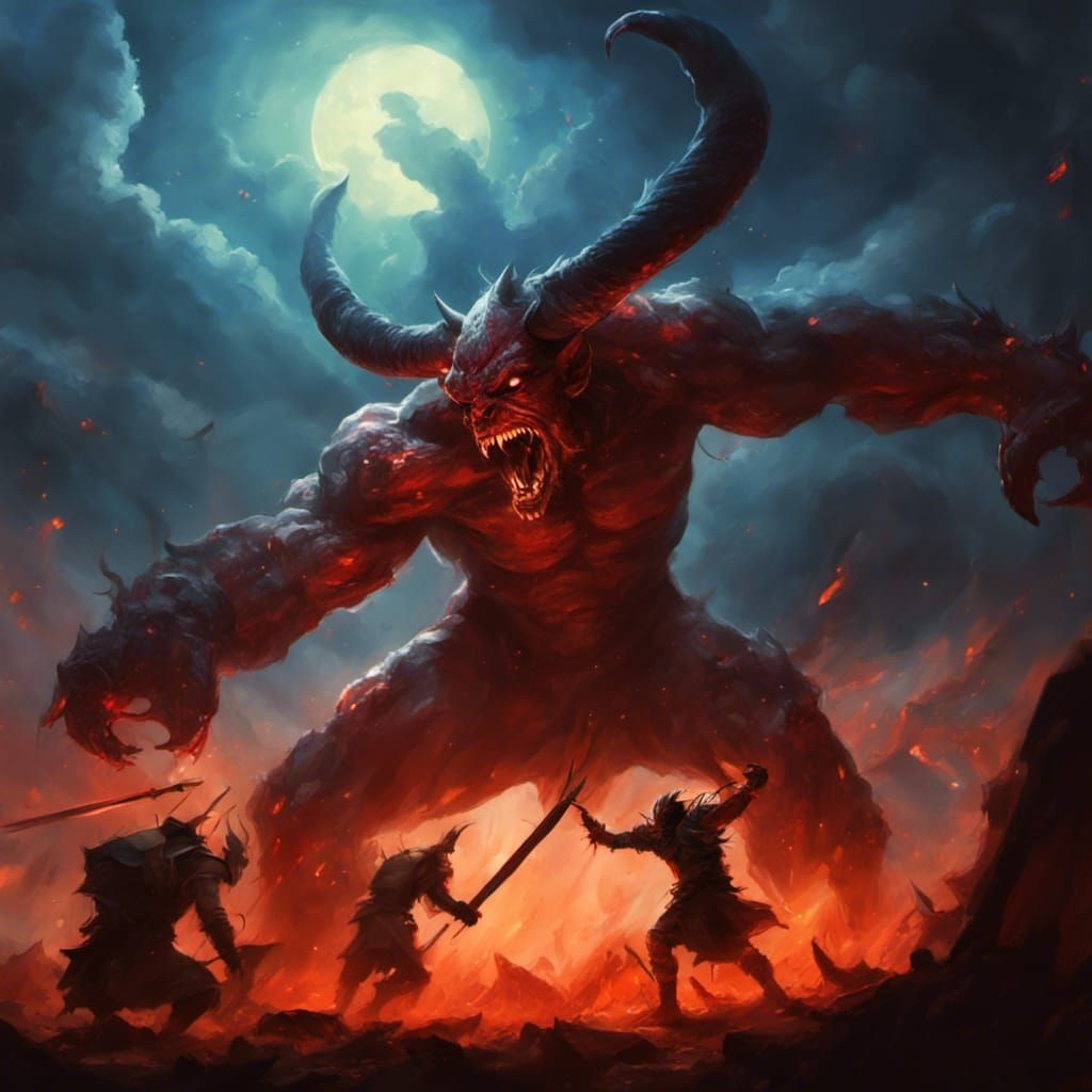 A terrible enemy appear! - AI Generated Artwork - NightCafe Creator