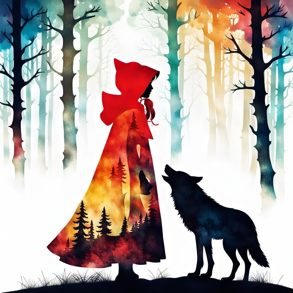 Little Red Riding Hood - AI Generated Artwork - NightCafe Creator