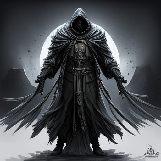 death reaper dark souls - AI Generated Artwork - NightCafe Creator