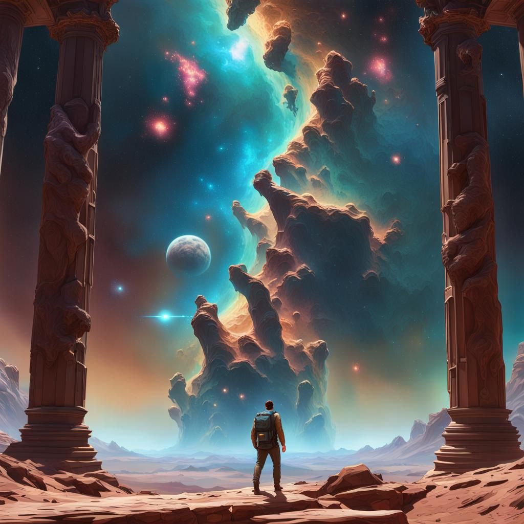 Keeping an Eye on the Cosmos. - AI Generated Artwork - NightCafe Creator