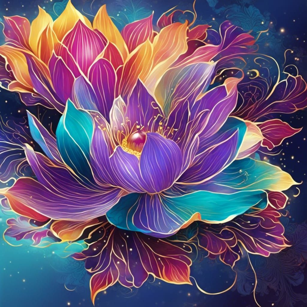 lotus - AI Generated Artwork - NightCafe Creator