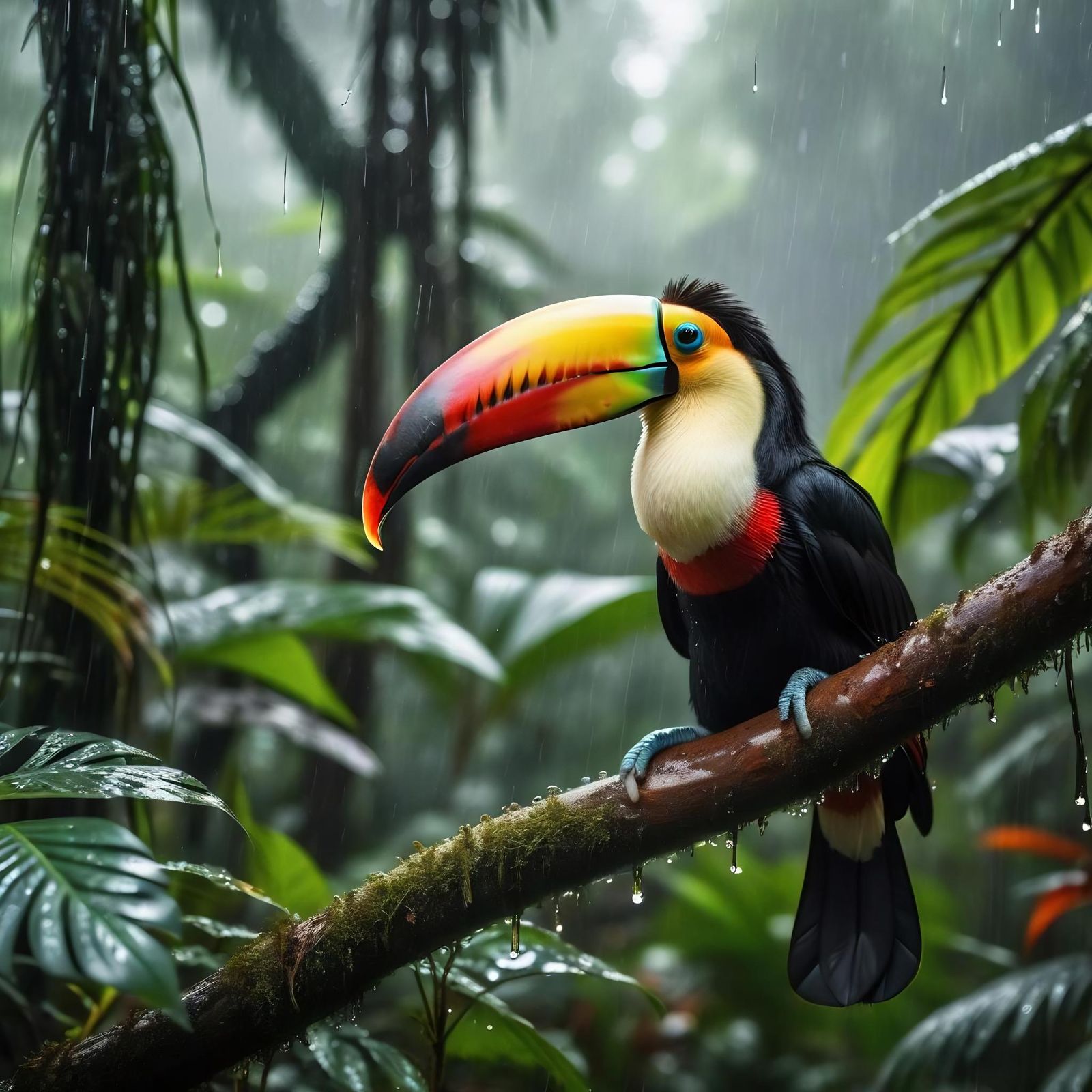 Rainforest Rhapsody - AI Generated Artwork - NightCafe Creator