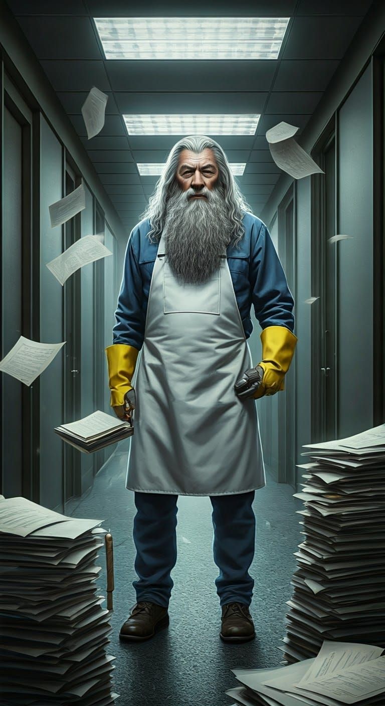 Office Janitorial Wizard - Gandalf - Office Janitorial Wizar...