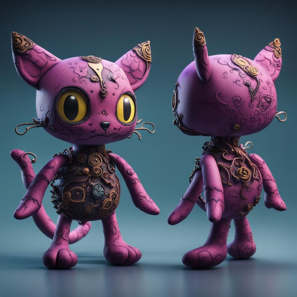 Mew pokemon living dead voodoo doll - AI Generated Artwork - NightCafe ...