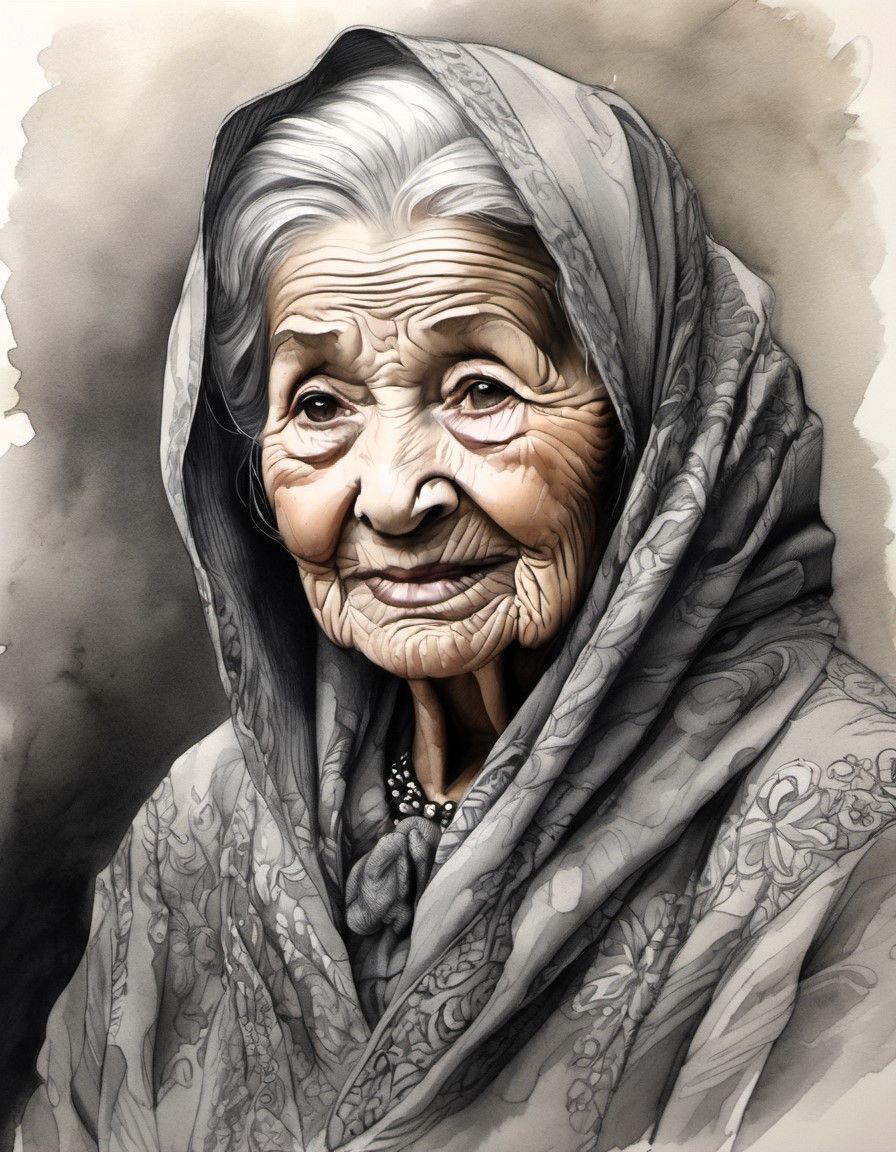 Granny 02 - AI Generated Artwork - NightCafe Creator