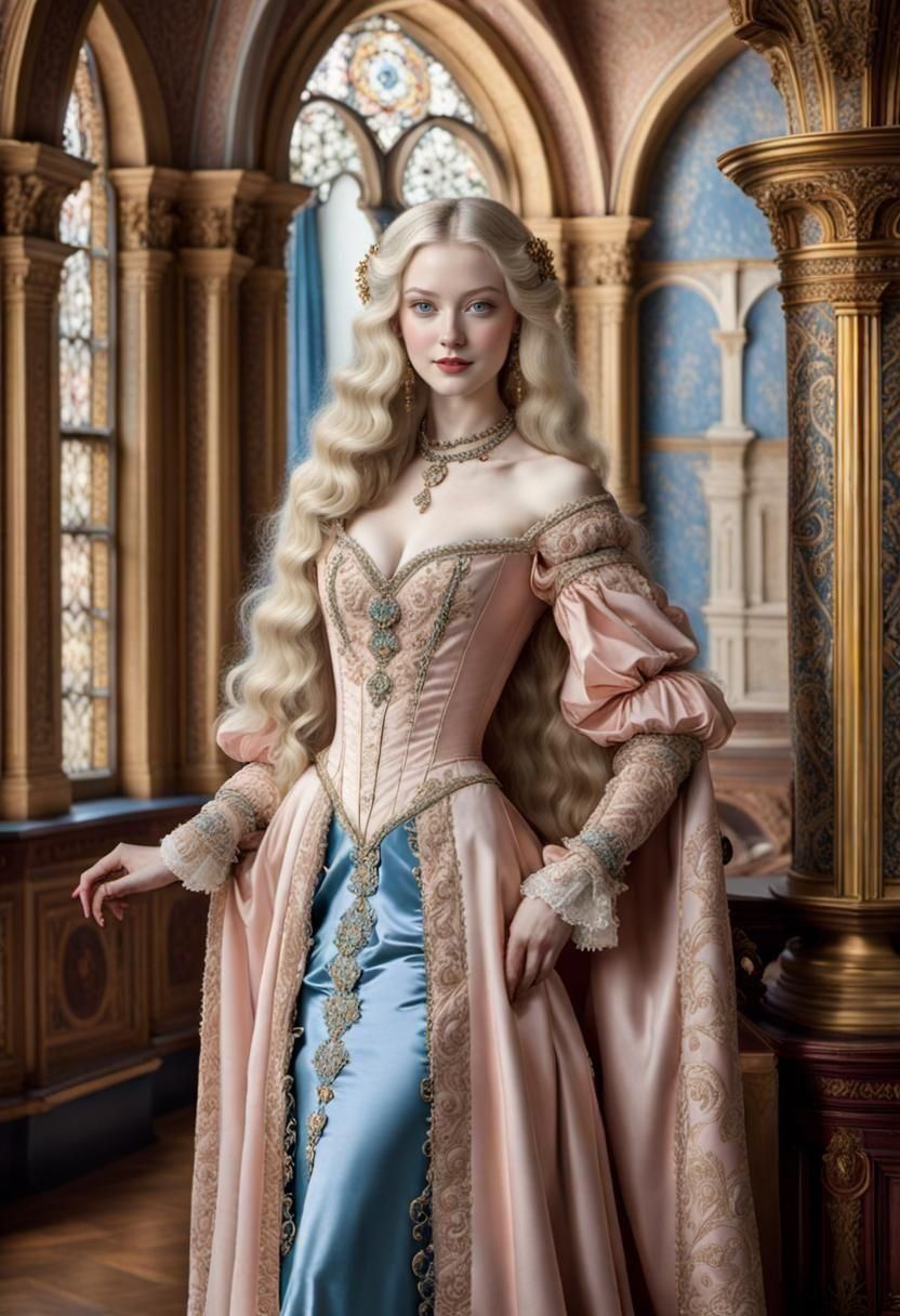 Renaissance Girl - AI Generated Artwork - NightCafe Creator