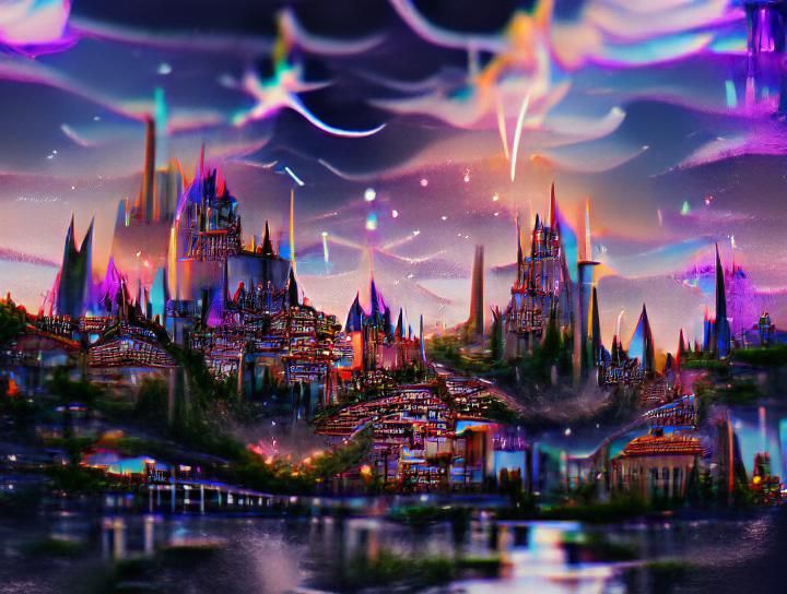 City of magic - AI Generated Artwork - NightCafe Creator